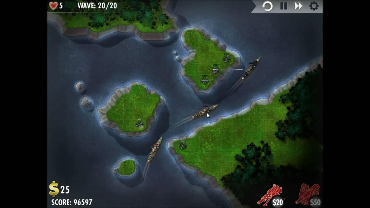 2. Western Mediterranean: Sea Devils! - iBomber Defense Strategy Guide